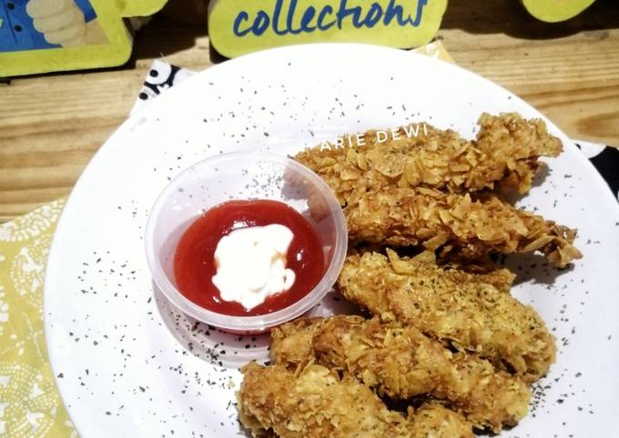 Resep Corn Chips Chicken oleh arie dewi - Cookpad