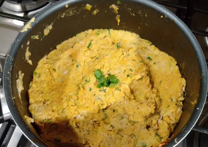 Angú de Guineo Receta de Ericka Cedeño- Cookpad