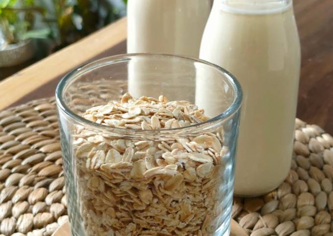Resep Sari gandum atau oat milk oleh Ida Fitri - Cookpad