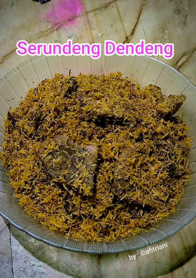 Resep Serundeng Dendeng/ Serundeng Daging Sapi Simpel Ala Jawa Timur ...