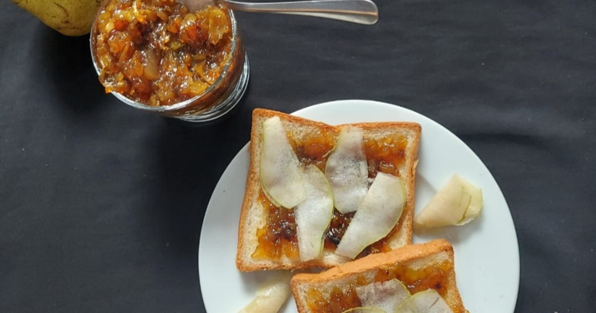 Pear Marmalade Open Sandwiches Recipe by ZMA - Cookpad