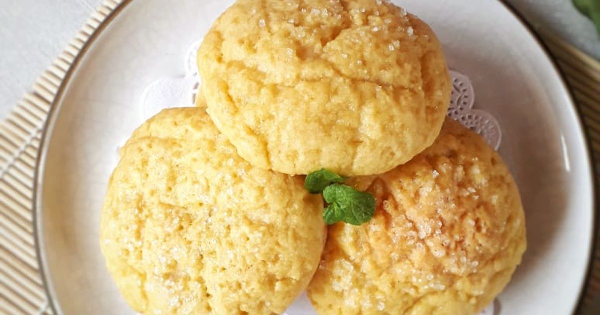 Resep Melon Pan (Roti Manis Jepang) oleh Desriayu - Cookpad