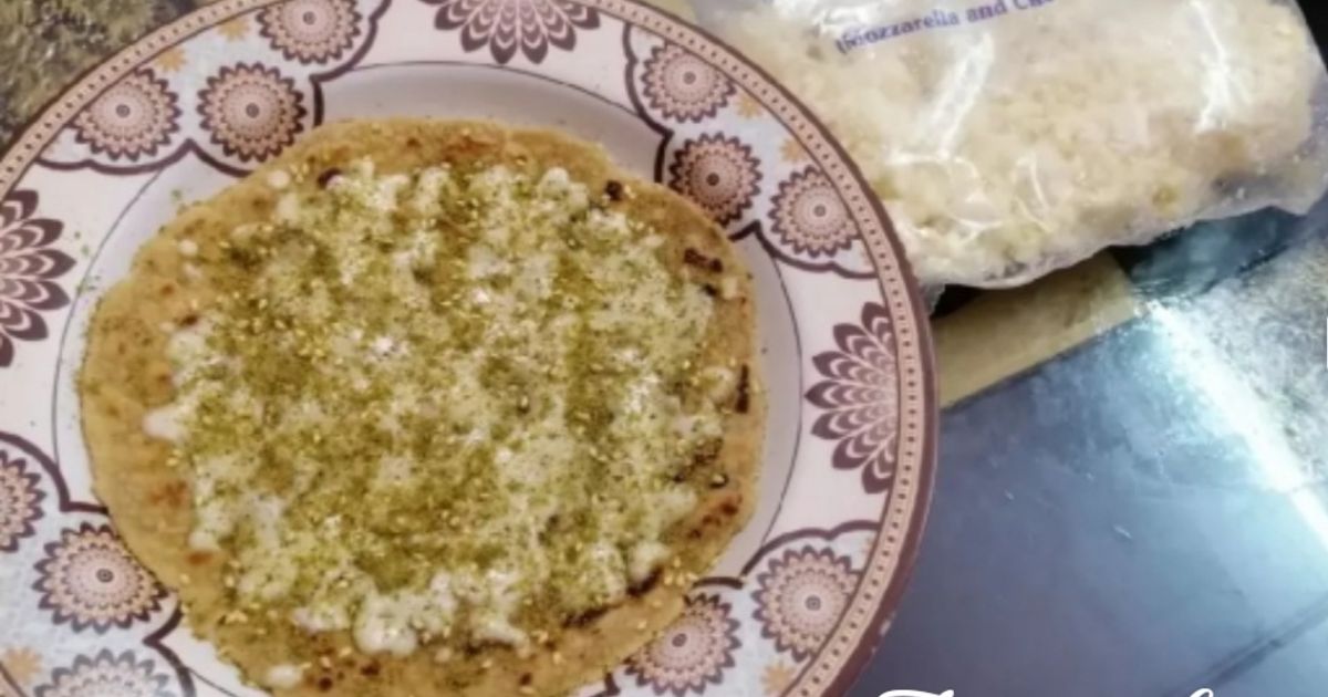 Za'atar And Cheese Roti Recipe by ZMA - Cookpad
