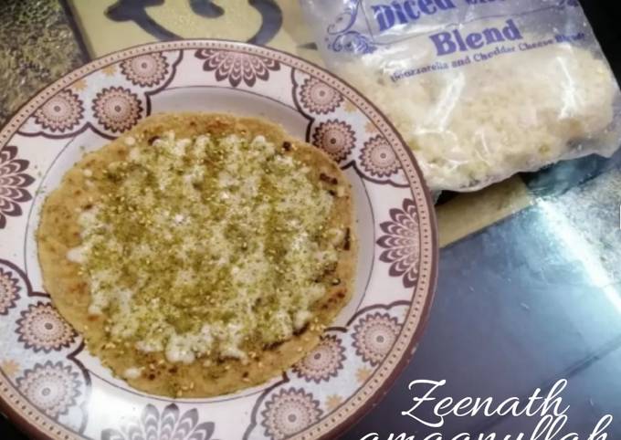 Za'atar and Cheese Roti Recipe by ZMA - Cookpad