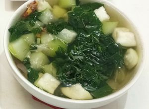 Resep labu putih bayem rumahan enak dan mudah - Cookpad