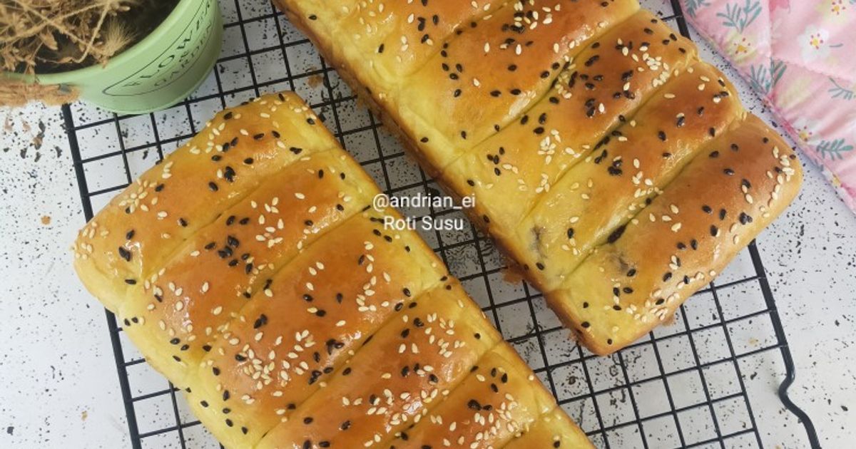 Resep Roti Susu Dengan Cuka Dan Soda Kue (Tanpa Ulen) oleh Bunda Ei ...