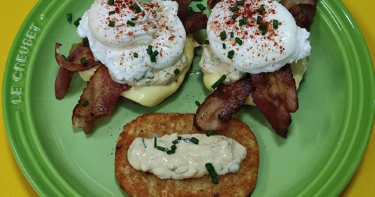Breakfast Burger With Poached Egg Recipe By สิทธิพงศ์