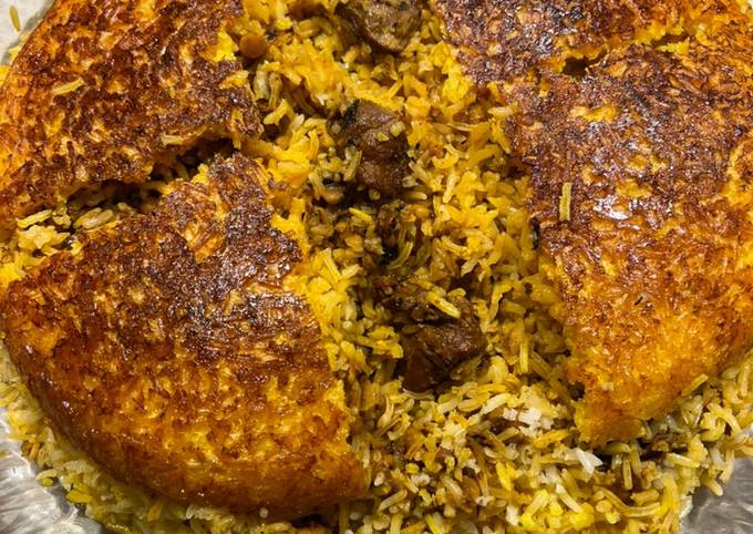 طرز تهیه قیمه شاه عباسی (قیمه لاپلو)🥩🧅 ساده و خوشمزه توسط *𝑆𝑎𝑖𝑛𝑎🌈🏡ساینا ...