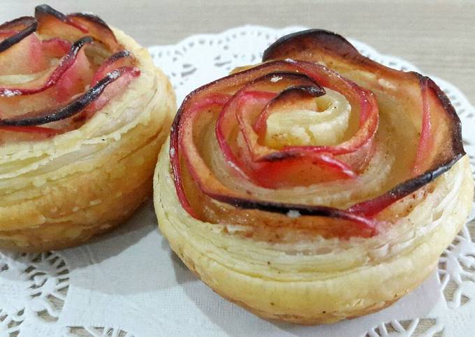 Resep Apple Cream Cheese Rose Tart oleh Kezzie Ali - Cookpad