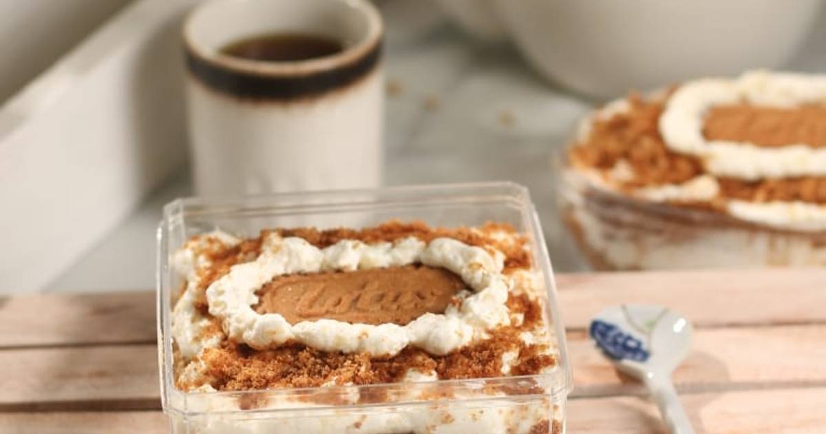 Resep Moka Lotus Dessert Box oleh Lely - Cookpad