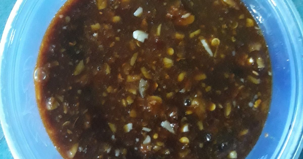 Resep sambal lotis tanpa terasi rumahan enak dan mudah - Cookpad