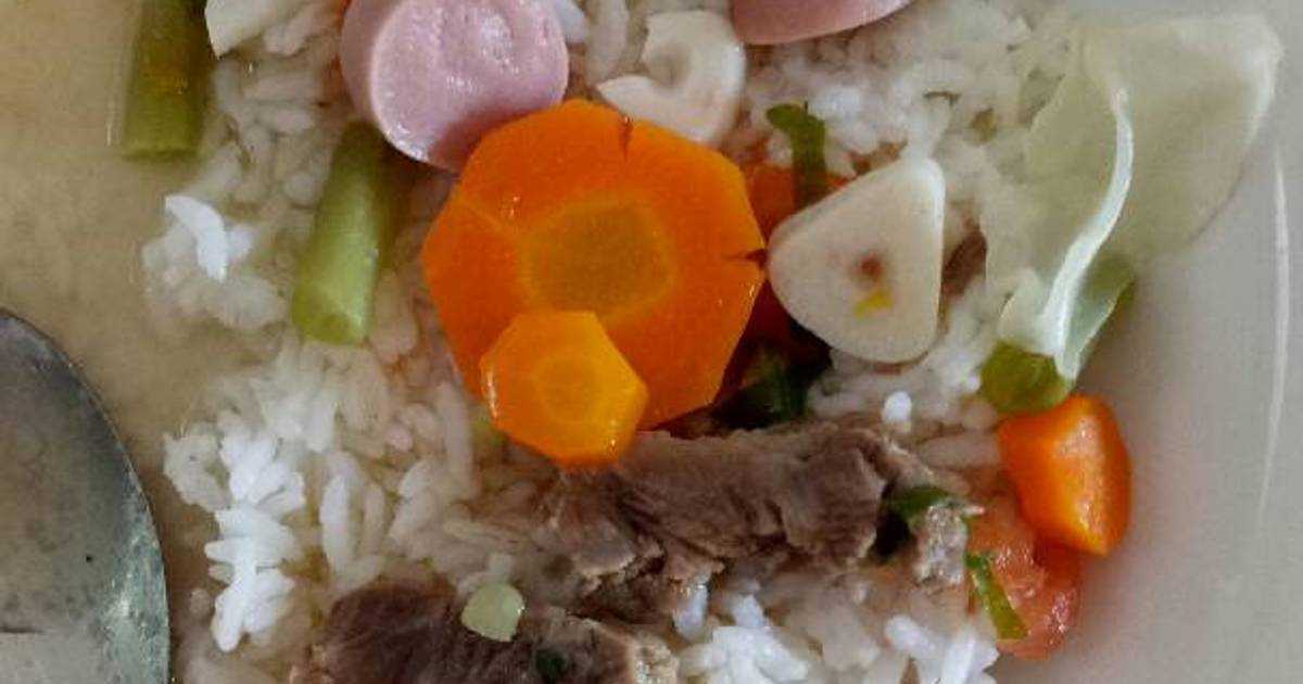 Resep Sayur sop kaldu daging oleh Tanziila - Cookpad