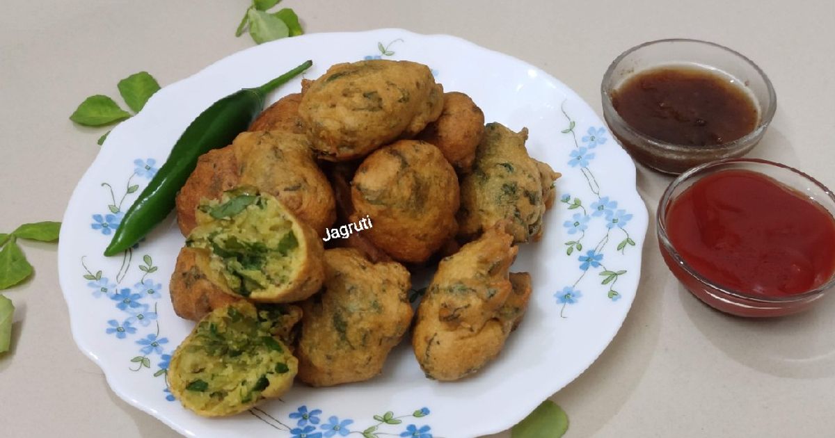 Methi Na Gota (Methi Pakoda Or Fenugreek Fritters) !! Recipe by Jagruti ...