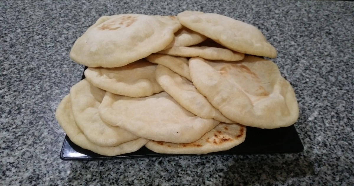 Pan árabe Receta de Celeste Ávila de Lara