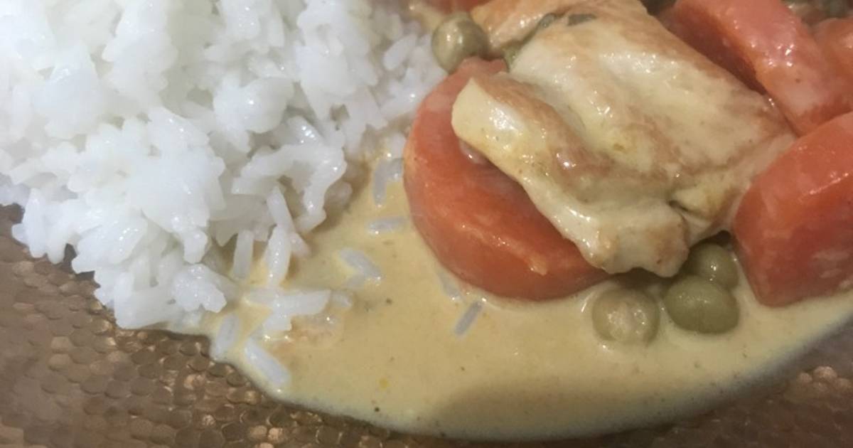 Pollo a la crema Receta de maria victoria valerga - Cookpad