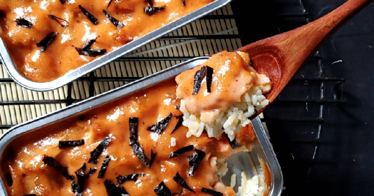Resep Crispy Chicken Mentai Rice oleh IzzaHan - Cookpad