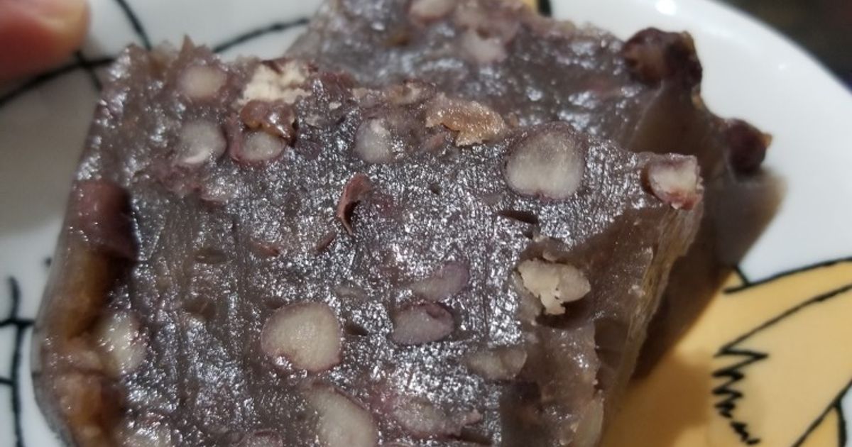 Chinese Red Bean Pudding 紅豆糕 Recipe by LazyCook_HK - Cookpad