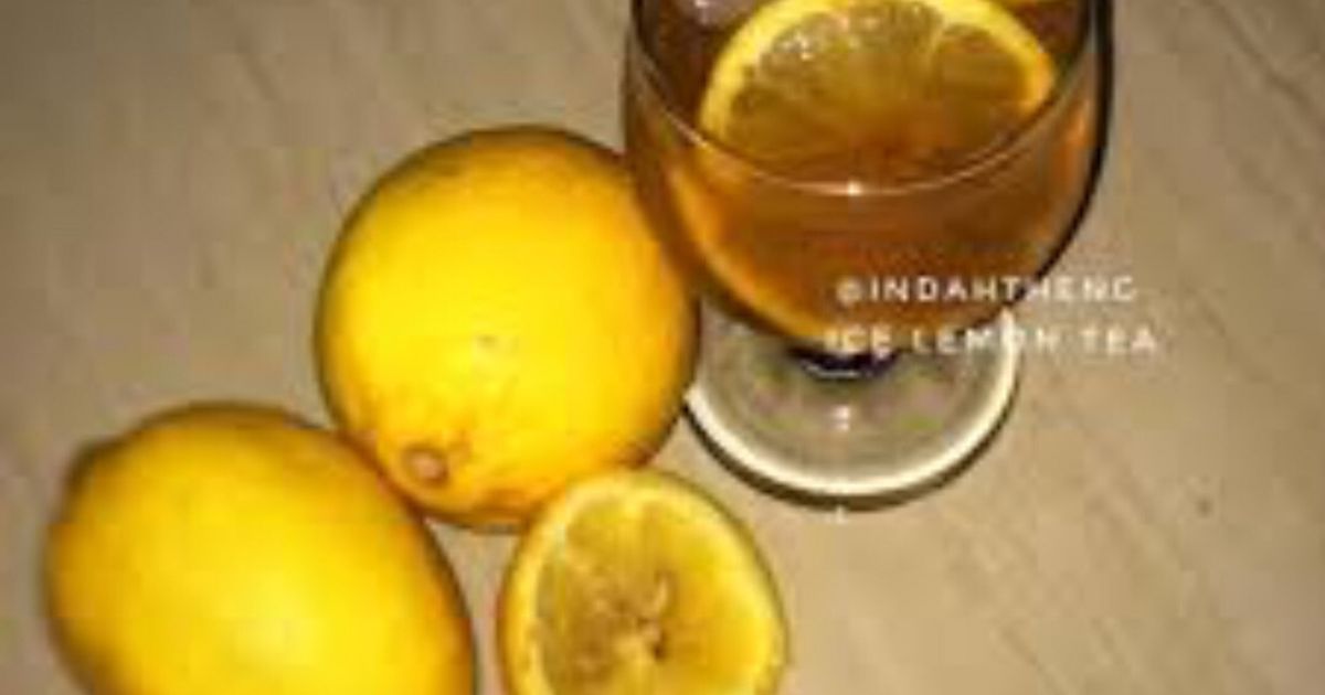 Resep Lemon Tea Simple oleh Indah Theng - Cookpad