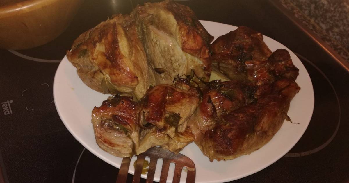 Pierna de cerdo con hueso - 47 recetas caseras- Cookpad