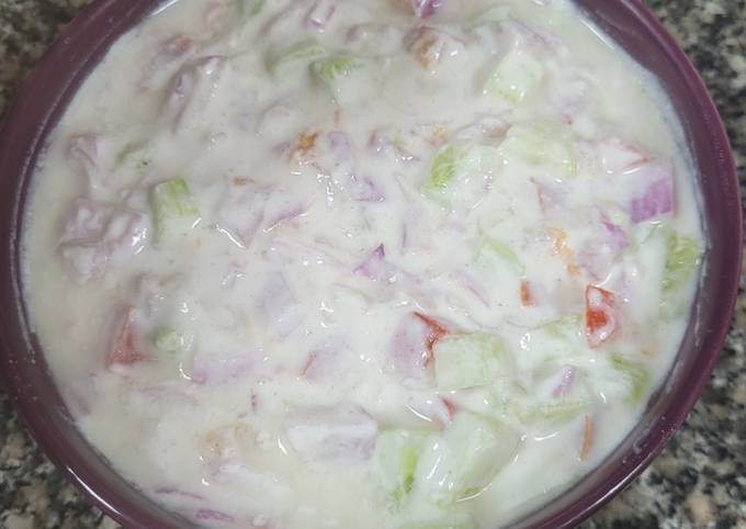 Yogurt Salad (AKA Raita) Recipe by Rebecca - Cookpad
