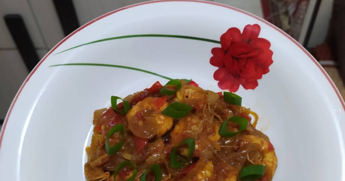 Resep Udang saos padang oleh Retno Dwi Purwanti - Cookpad