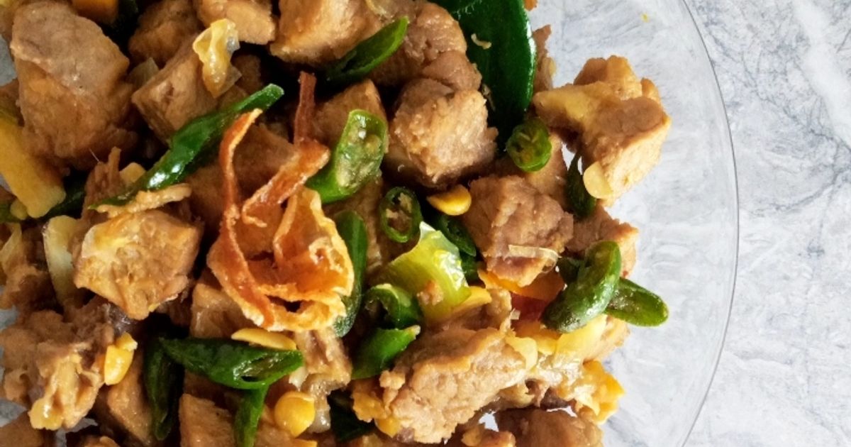 Resep Tumis Daging Sapi Lombok Ijo oleh Eunike Kartini - Cookpad
