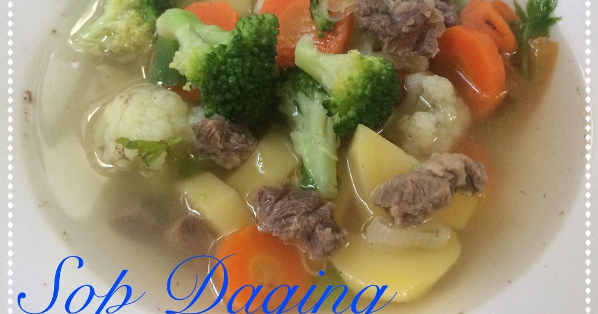 Resep Sop Daging Rumahan oleh Ala Mama Nana - Cookpad