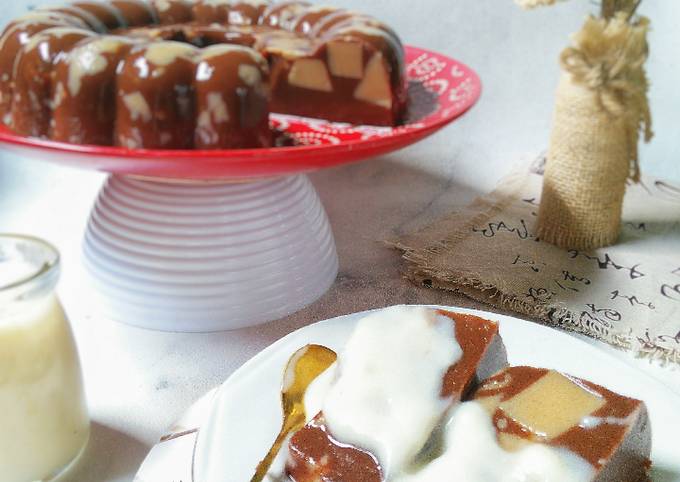Resep Puding Marmer oleh Agustin Nur Hasanah - Cookpad