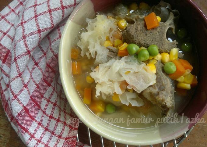 Resep Sop balungan jamur putih oleh azkafairuz (dapurhits) - Cookpad