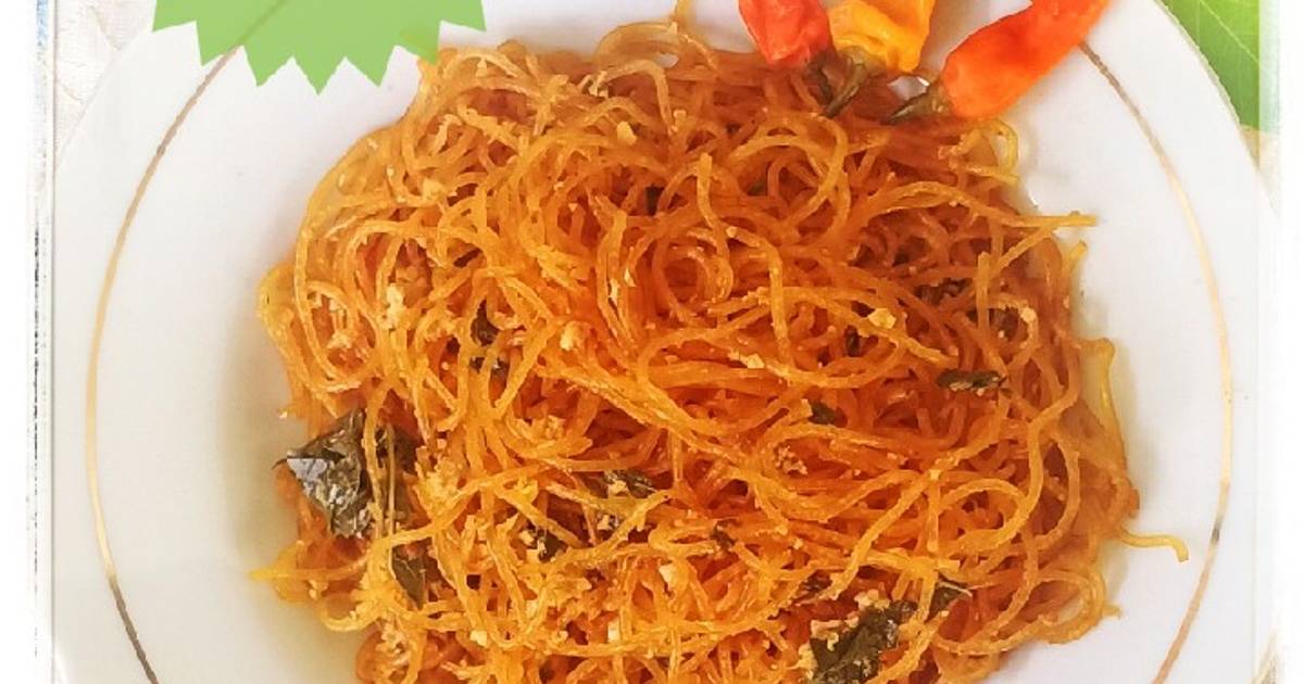 Resep Sohun Goreng Daun Singkong oleh Aini mama 2N 2R - Cookpad