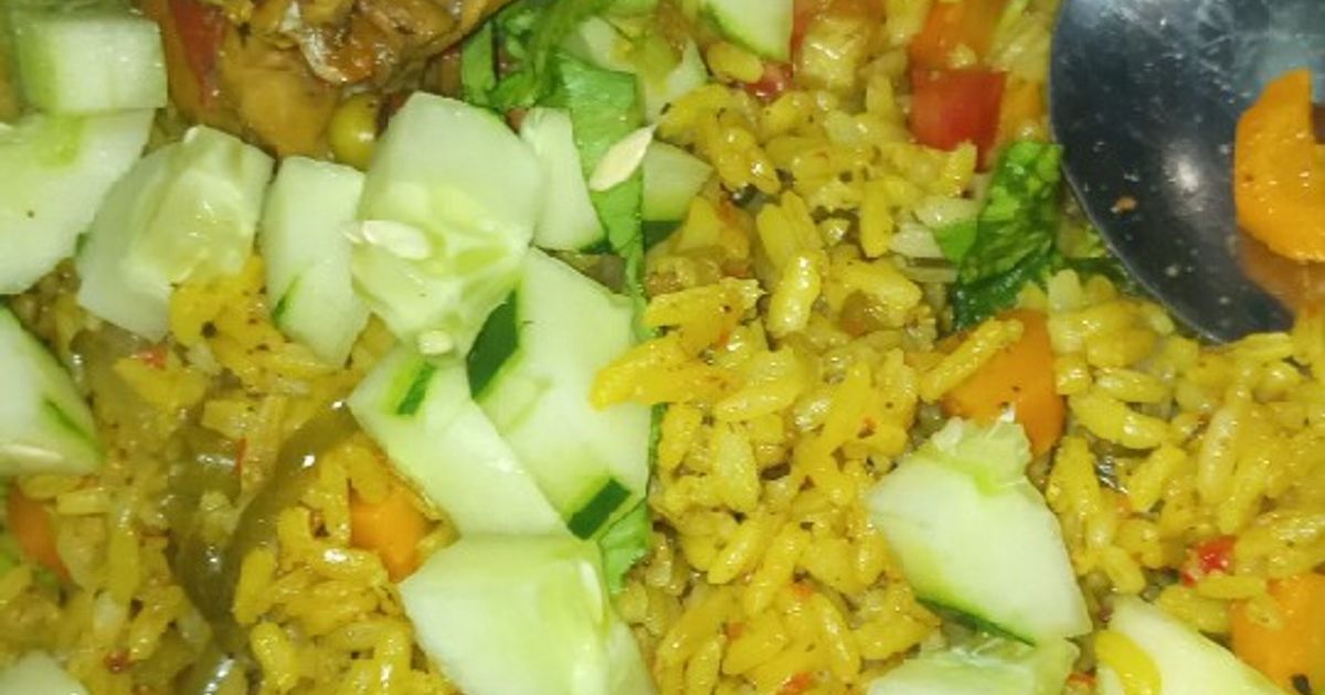 Jallof Rice With Veggies Recipe by Asmau Sabo Mrs - Cookpad