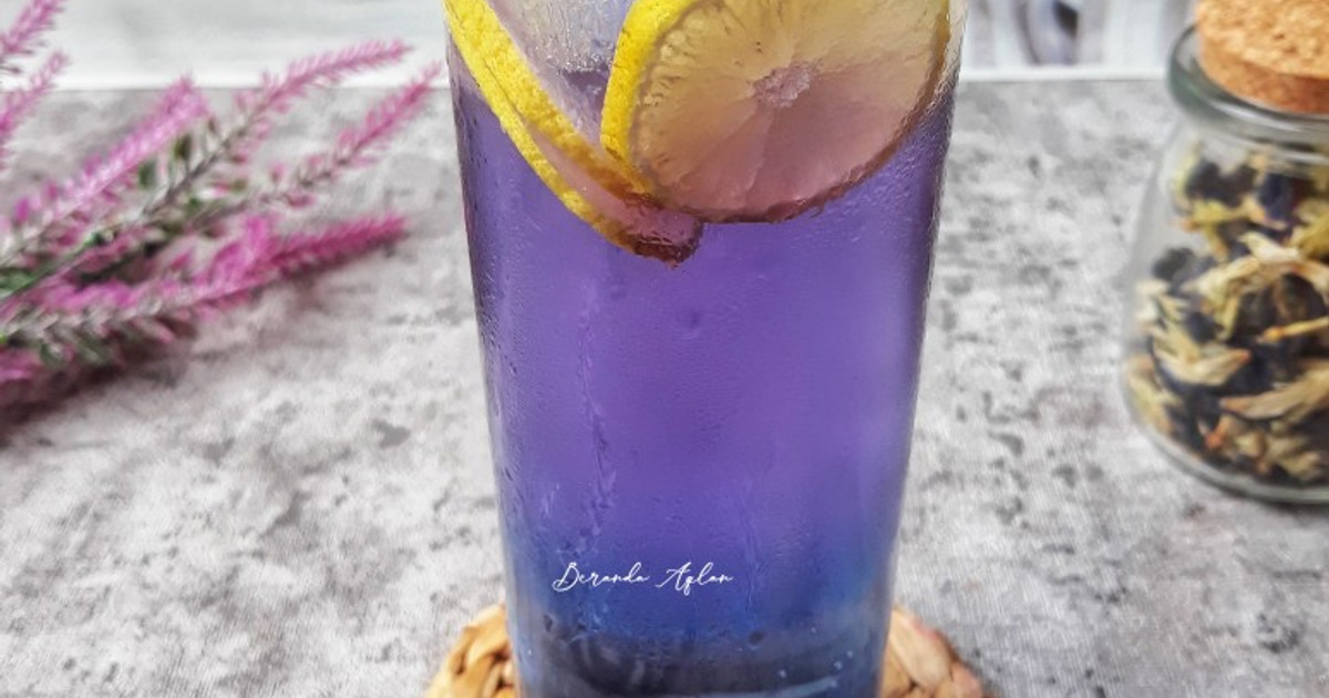 194 resep teh telang lemon enak dan mudah - Cookpad