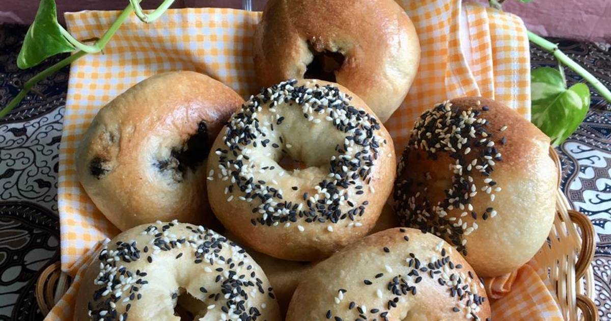 3 resep bagel sourdough enak dan mudah - Cookpad