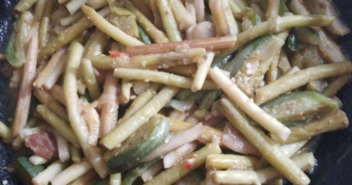 Resep Tumis Pedas Sulur Keladi oleh Enijoni - Cookpad