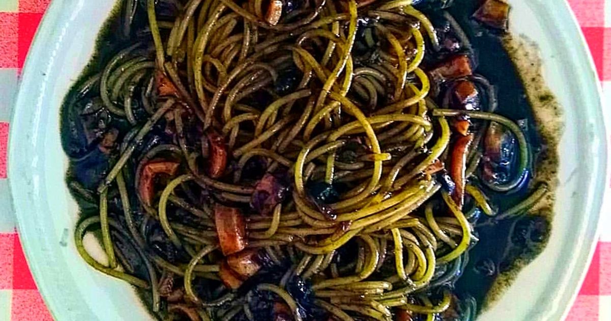 Tonnarelli With Squid Ink Recipe By Massimo Franco