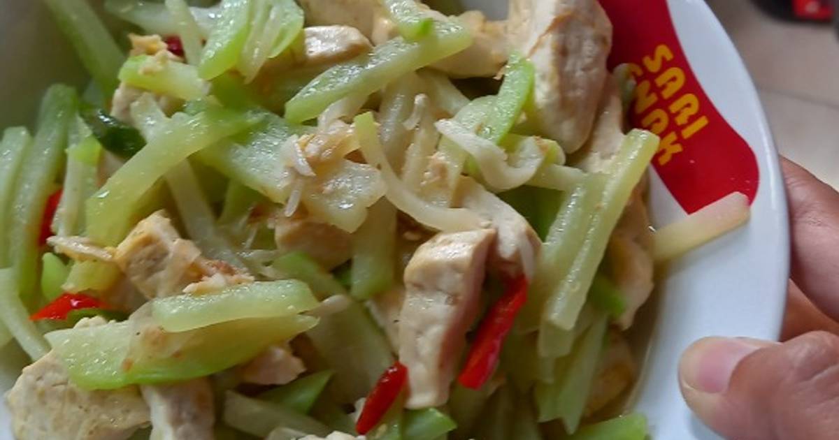 Resep Tumis Labu Siam Tahu oleh Esti Liani - Cookpad