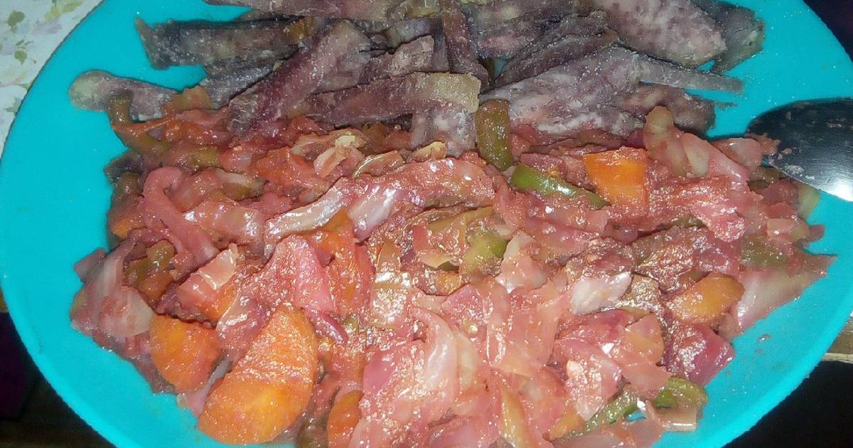 Borscht A La Grace With Deep Fried Arrowroot Recipe by Grace's Lab ...