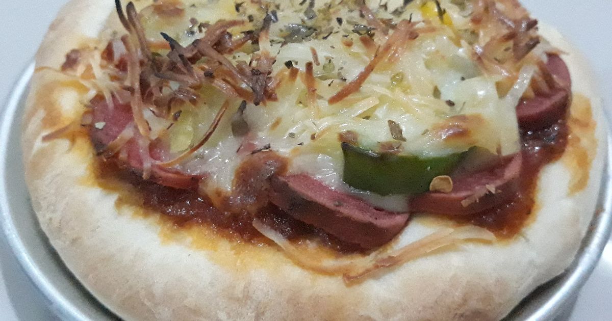 Resep Pizza Mini/ Personal Anti Gagal oleh ainia rosyidah - Cookpad