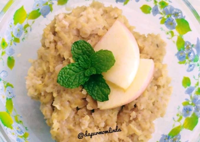 Resep Oatmeal apel oleh Mom Evan - Cookpad