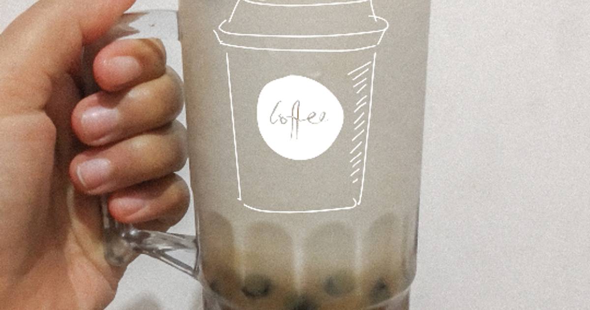 Resep Ice coffee boba oleh Vitara Damayanti - Cookpad