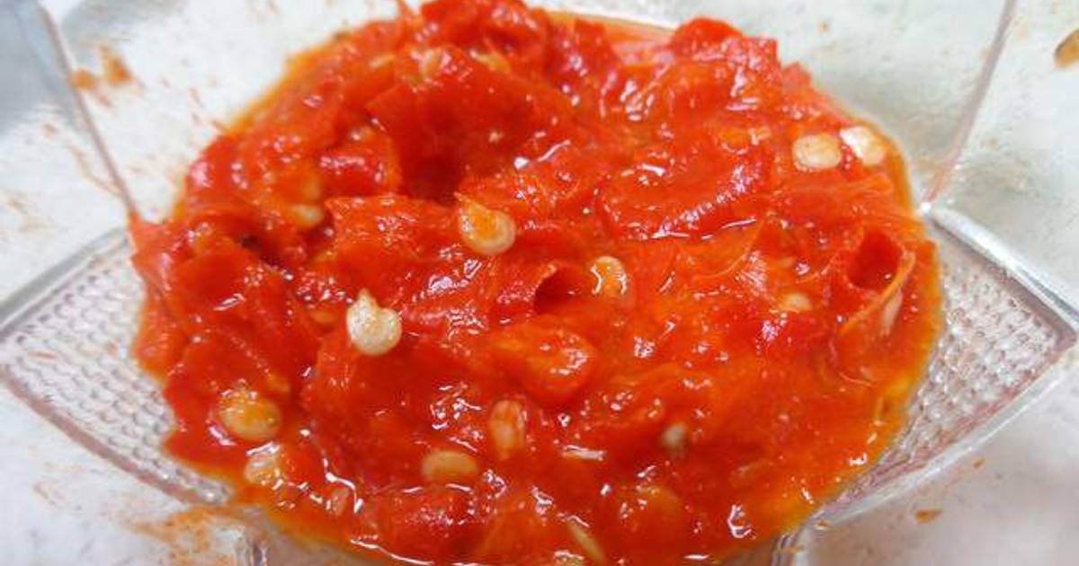 129 resep sambal cabe merah keriting enak dan sederhana - Cookpad