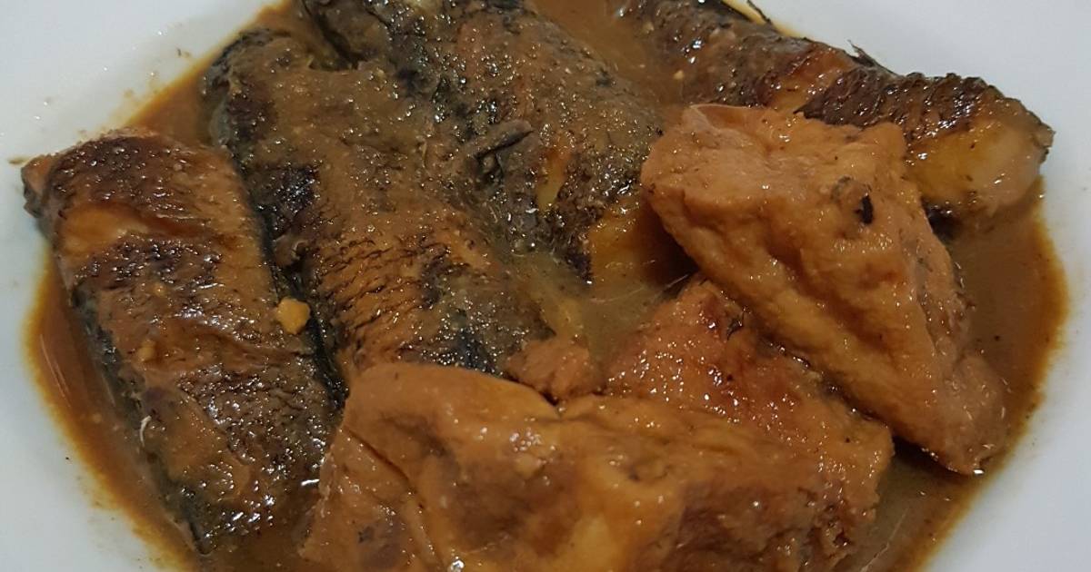 Resep Semur Ikan Kutuk/Ikan Gabus (MPASI 1+) oleh Eliya - Cookpad