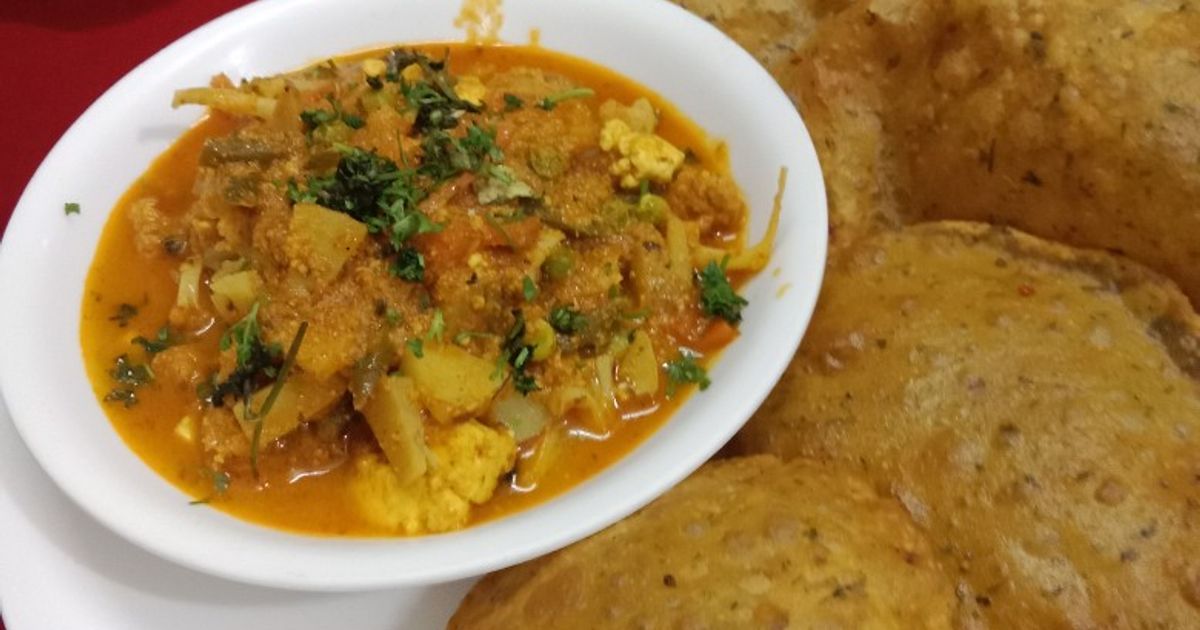 Mix Vegetable And Masala Puri(no Onion And Garlic) Recipe by Pradnya ...