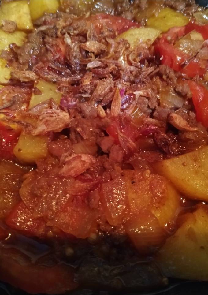 Resep Semur daging giling kentang oleh Noniksahaya - Cookpad