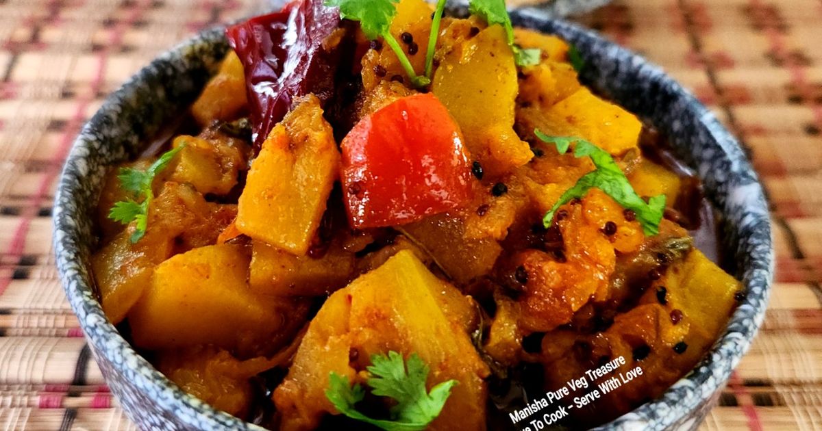 Sweet & Sour Pumpkin Curry Kaddu Ki Khatti Mithi Sabzi Recipe by ...