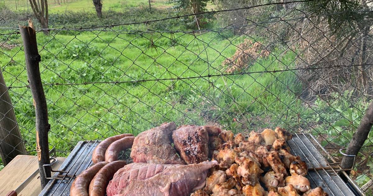 Parrillada Campestre en Familia Receta de Juan Jose Moraga Reyes- Cookpad