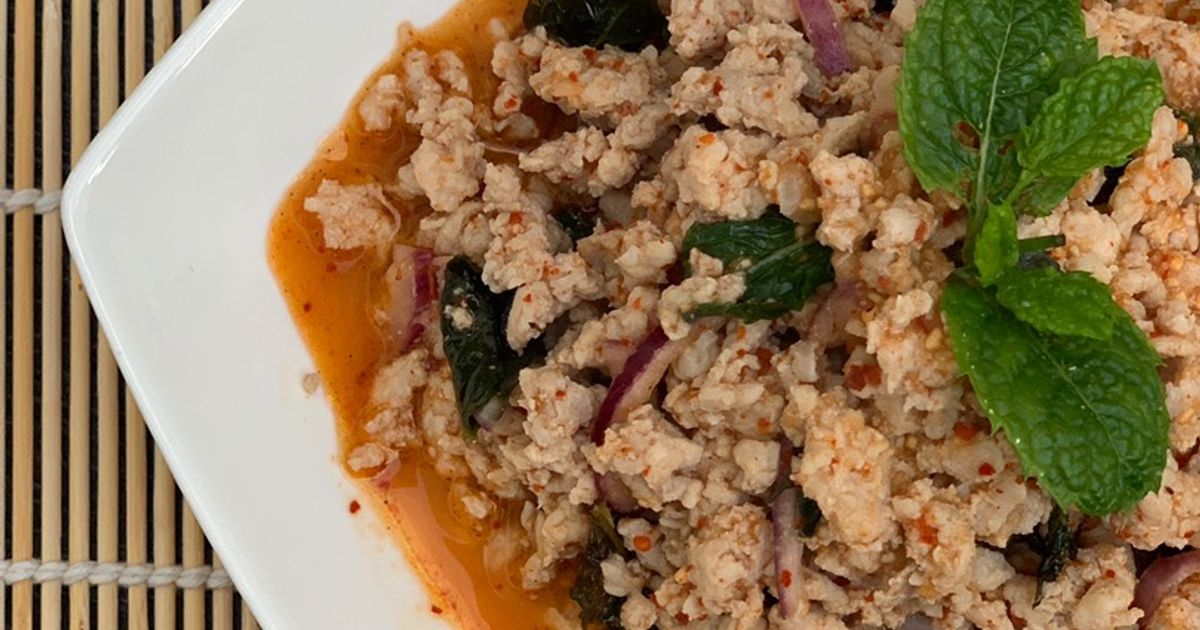 Larb Gai (Chicken Larb) Recipe By M.A.D Foodie