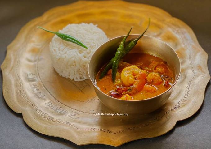 Chingri Jhaal Recipe by Madhumita Bishnu - Cookpad