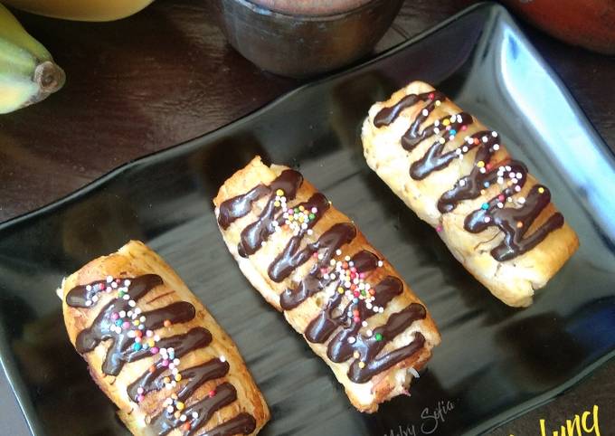 Resep Pisang Goreng Gulung dengan topping glaze homemade oleh Bunda ...