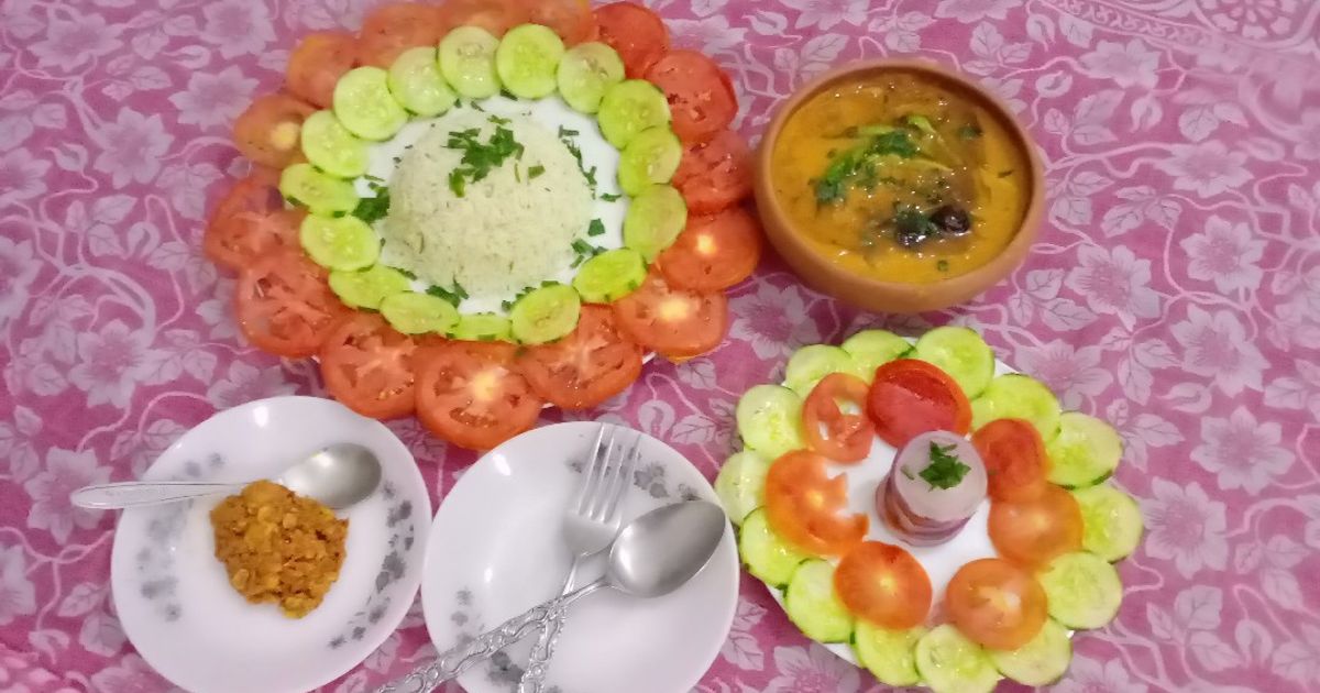 Yummy Makkhan Wali Moong Ki Daal With Zeera Rice Recipe by Zaibi ...